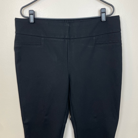 Dalia | Pants & Jumpsuits | Dalia Womens Work Pants Straight Leg Stretchy Solid Black Xl | Poshmark